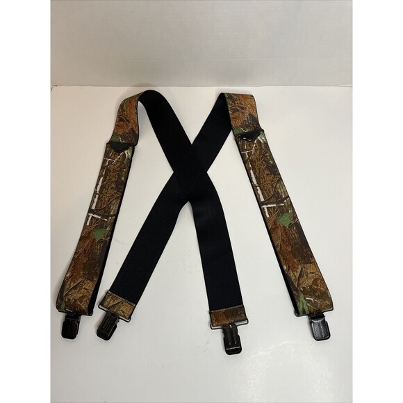 Realtree | Accessories | Realtree Suspenders Camouflage Adjustable Clip ...